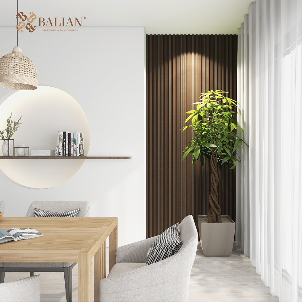 Wall Panel Tema Minimalis - Elevate Hollow 2 Fine Wood - Balian Flooring